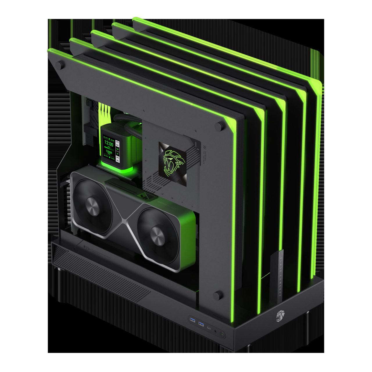 GAMEMAX Unveils BLADE CONCEPT ATX Gaming Chassis with Bold Lion-Inspired Design - 1side0 - Where ...